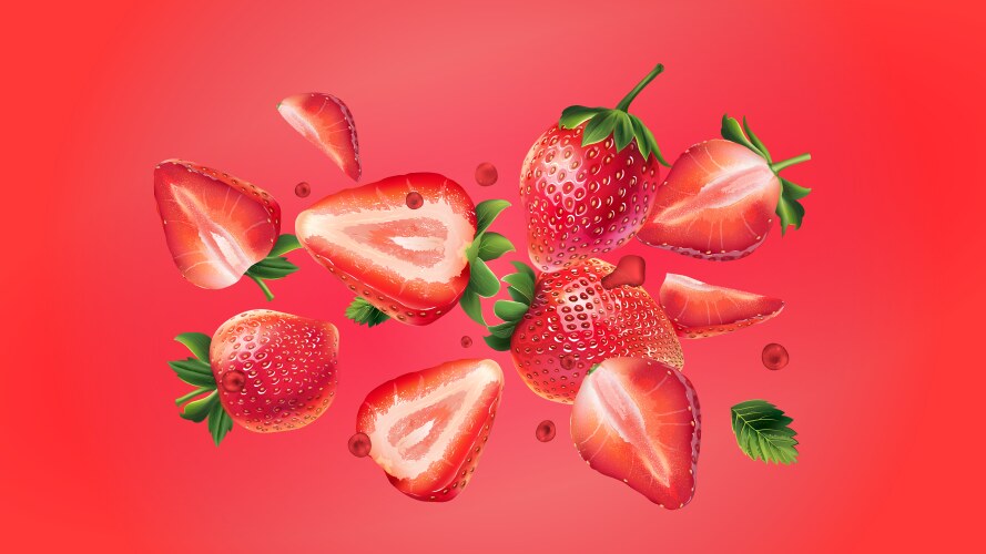 Strawberries Vector Images (over 130,000)