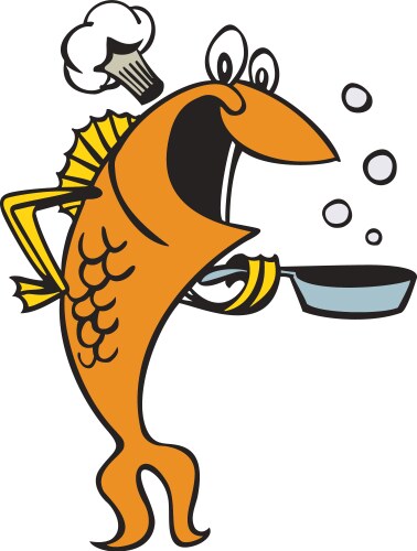 Cartoon fish Royalty Free Vector Image - VectorStock