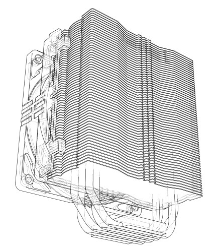 Cpu coller concept Royalty Free Vector Image - VectorStock