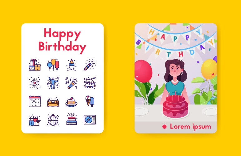 Birthday Banner Vector Images (over 220,000)