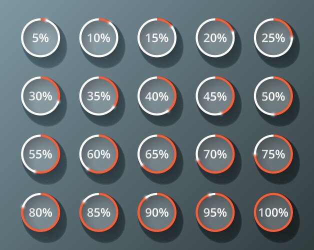 Steps progress Royalty Free Vector Image - VectorStock