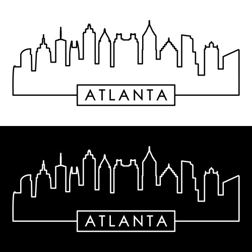 Georgia State Outline Vector Images (over 1,400)