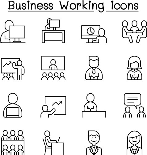Employee Role Icons Vector Images (over 360)
