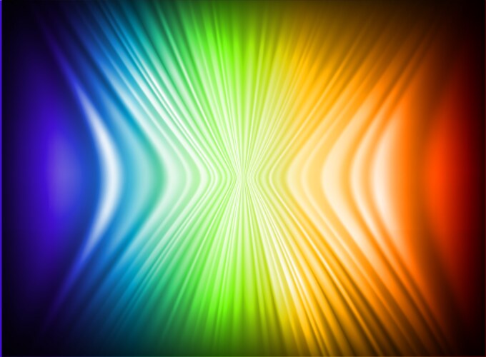 Abstract infographics horizontal rainbow gradient Vector Image