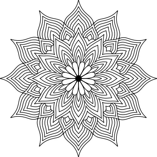 Mandala Outline Vector Images (over 29,000)