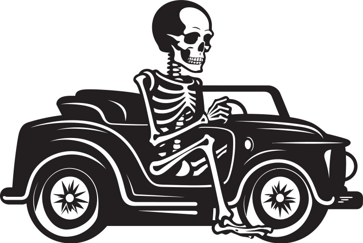 Skeleton Driving Car Vector Images (over 410)