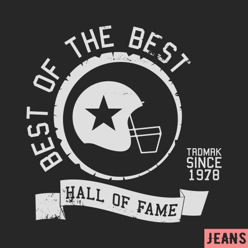 Vintage monochrome college logos Royalty Free Vector Image