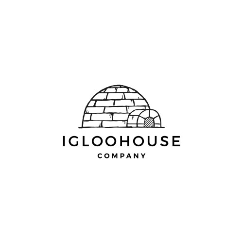 Igloo Black and White Vector Images (over 1,200)