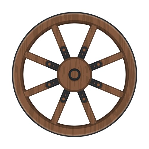 Evolution of the wheel Royalty Free Vector Image