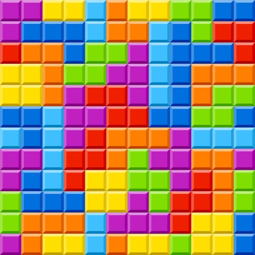 Block on white background Royalty Free Vector Image