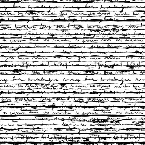 Handwriting background seamless pattern grunge Vector Image