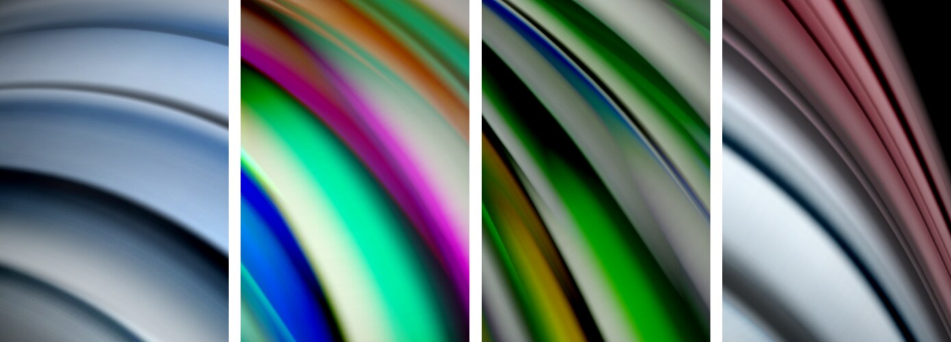 Blurred color line backgrounds Royalty Free Vector Image