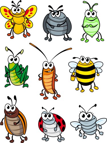 Cartoon Insects Vector Images (over 81,000)