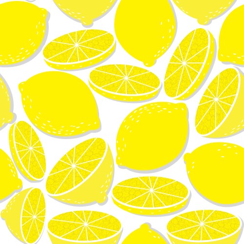 Watermelon fresh slices seamless background Vector Image