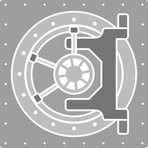 Safe cell icon Royalty Free Vector Image - VectorStock