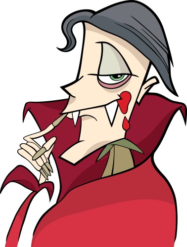 Mischievous guy cartoon Royalty Free Vector Image