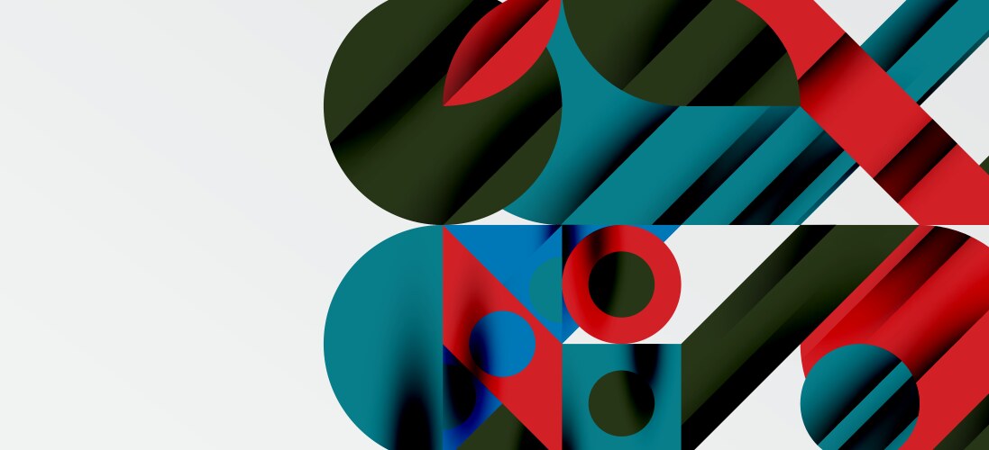 Geometric neo patterns abstract background Vector Image