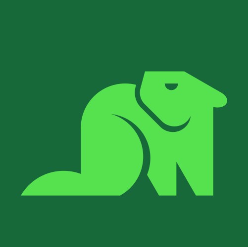 Beaver logo Royalty Free Vector Image - VectorStock