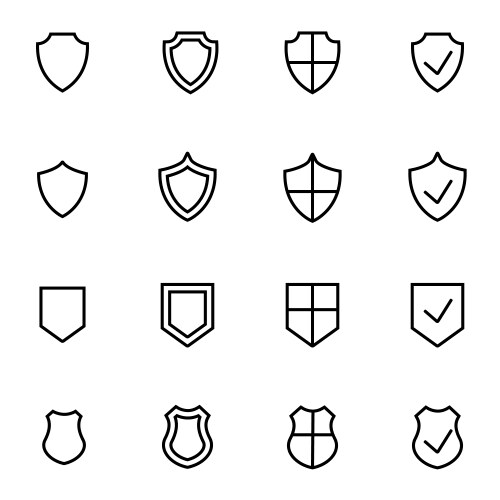 Shield Outline Vector Images (over 210,000)