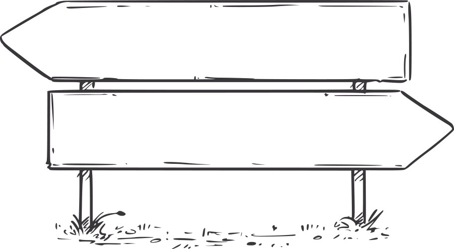 Blank sign Royalty Free Vector Image - VectorStock