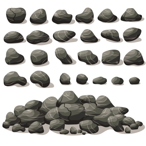 Cartoon Rock Texture Vector Images (over 6,600)