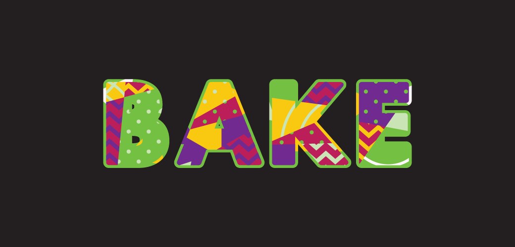 Recipe theme word art Royalty Free Vector Image