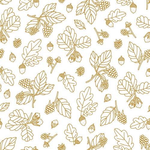 Forest pattern Royalty Free Vector Image - VectorStock