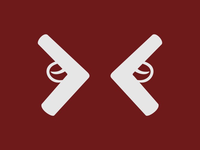 Flat design murder Royalty Free Vector Image - VectorStock