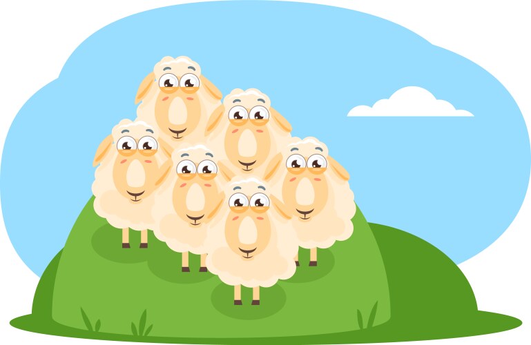 Sheep Cartoon Vector Images (over 27,000)