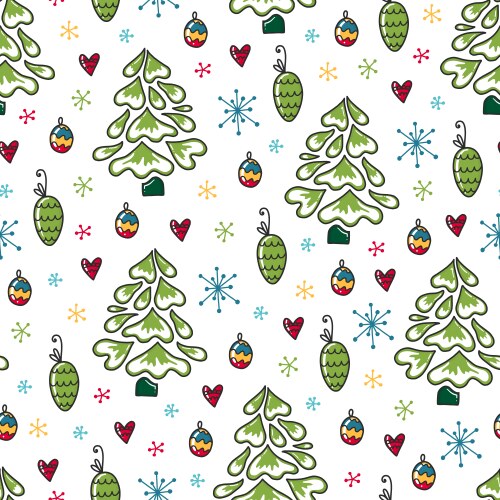 Hand drawn abstract fun merry christmas Royalty Free Vector