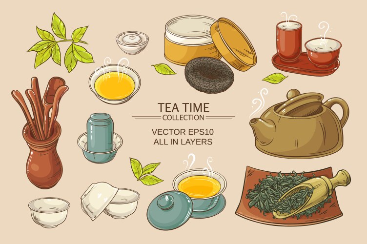 Tea Ceremony Royalty Free Vector Image Vectorstock