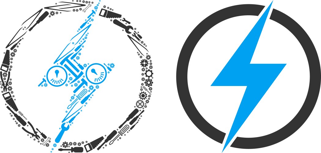 Spring cleaning service halftone collage paper Vector Image