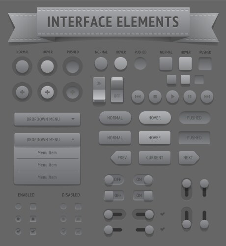 User Interface Vector Images (over 270,000)