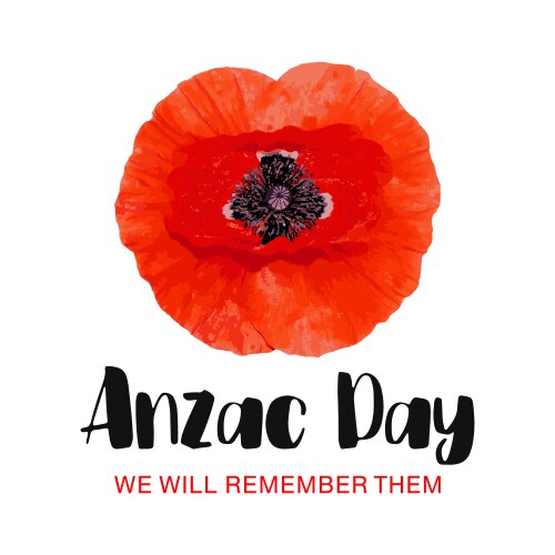 11 november poppy remembrance day card Royalty Free Vector