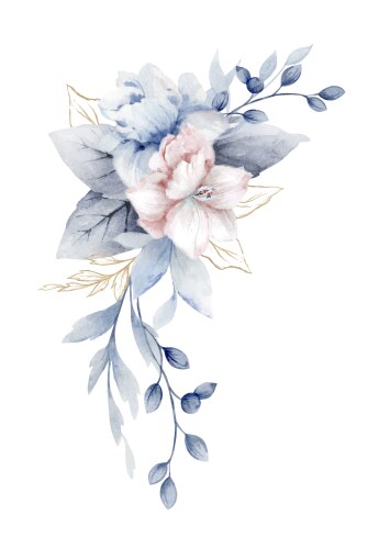 Dusty Blue Floral Vector Images (over 260)