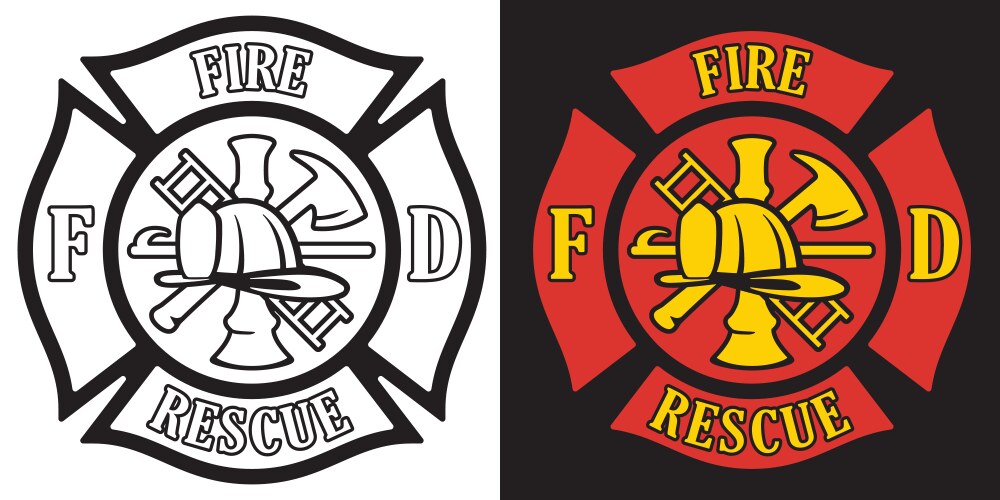 Fireman Symbol Vector