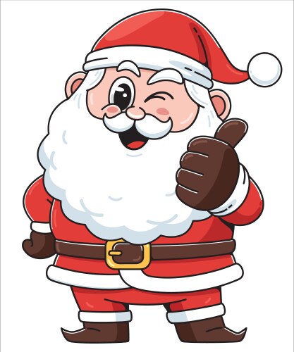 Santa Claus Cartoon Royalty Free Vector Image - VectorStock