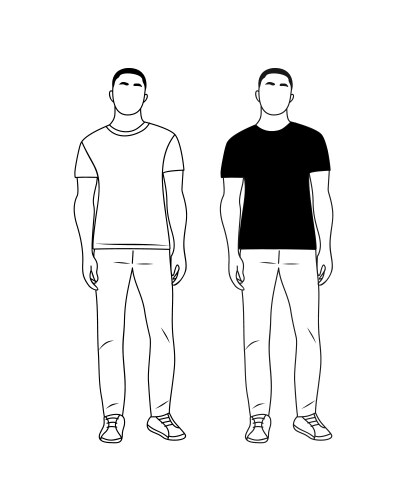 Man Outline Full Body Vector Images (over 1,100)