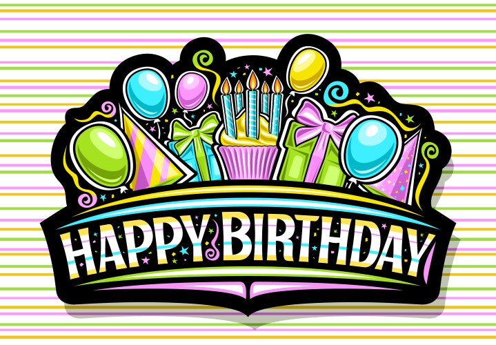Happy Birthday Logo Vector Images (over 60,000)