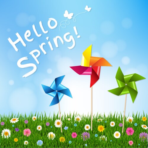 Happy Spring Vector Images (over 310,000)