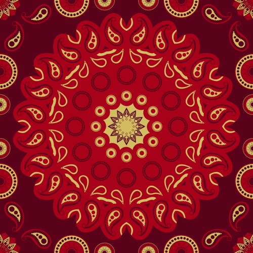 Indian traditional pattern Royalty Free Vector Image
