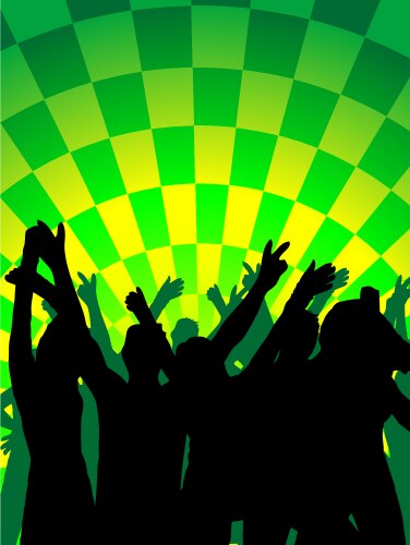 Singing and dancing Royalty Free Vector Image - VectorStock