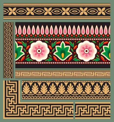 Indian Traditional Border Vector Images (over 10,000)