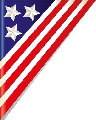 American Flag Corner Border Vector Images (over 260)