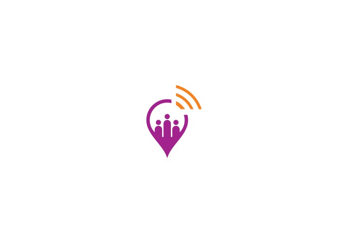 Group Collaboration Logo Royalty Free Vector Image