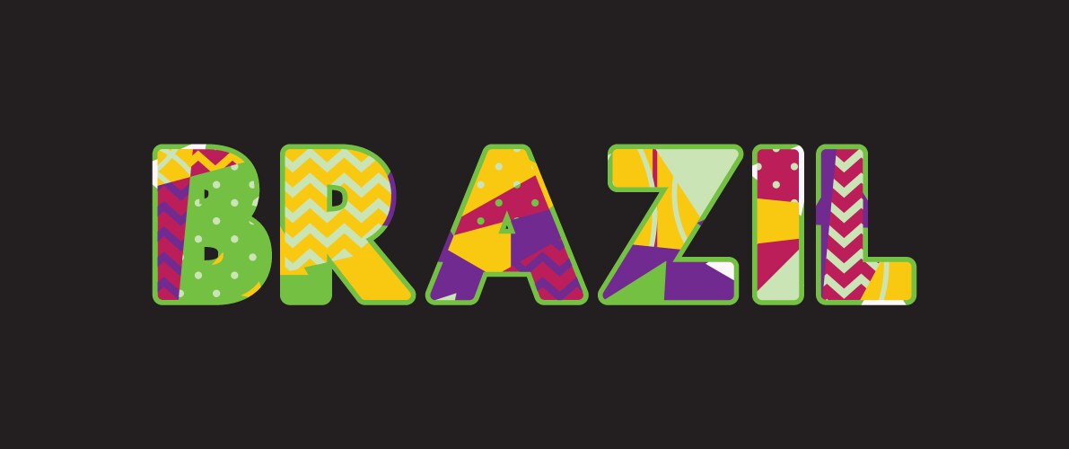 Brazil Word Art Vector Images (over 200)