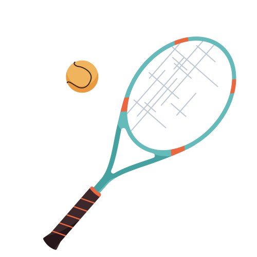 Tennis Racket Cartoon Vector Images (over 6,400)
