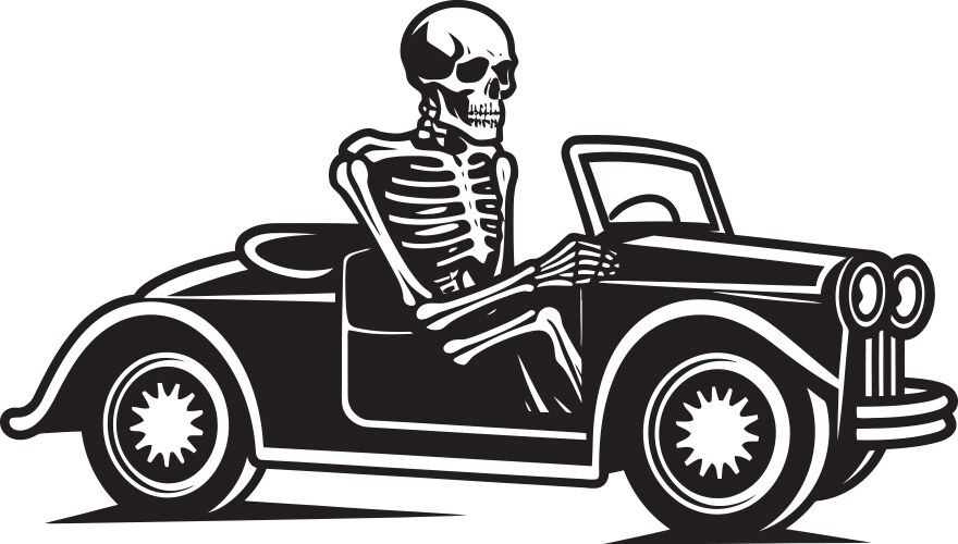 Skeleton Driving Car Vector Images (over 410)
