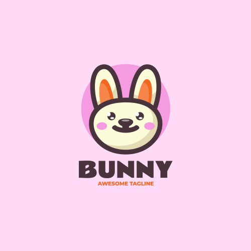 Blue bird cartoon logo Royalty Free Vector Image