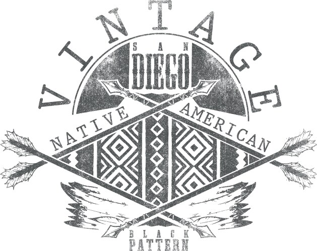 Native american eagle Royalty Free Vector Image